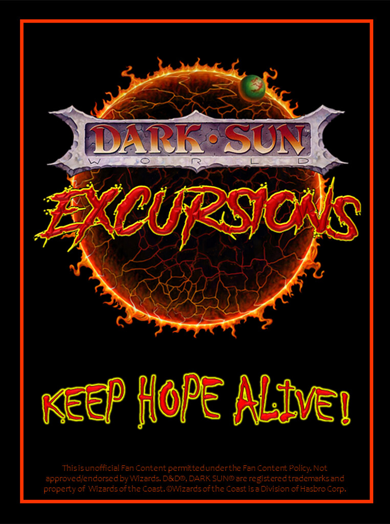 DARK SUN EXCURSIONS - at ATHASCON - Arena