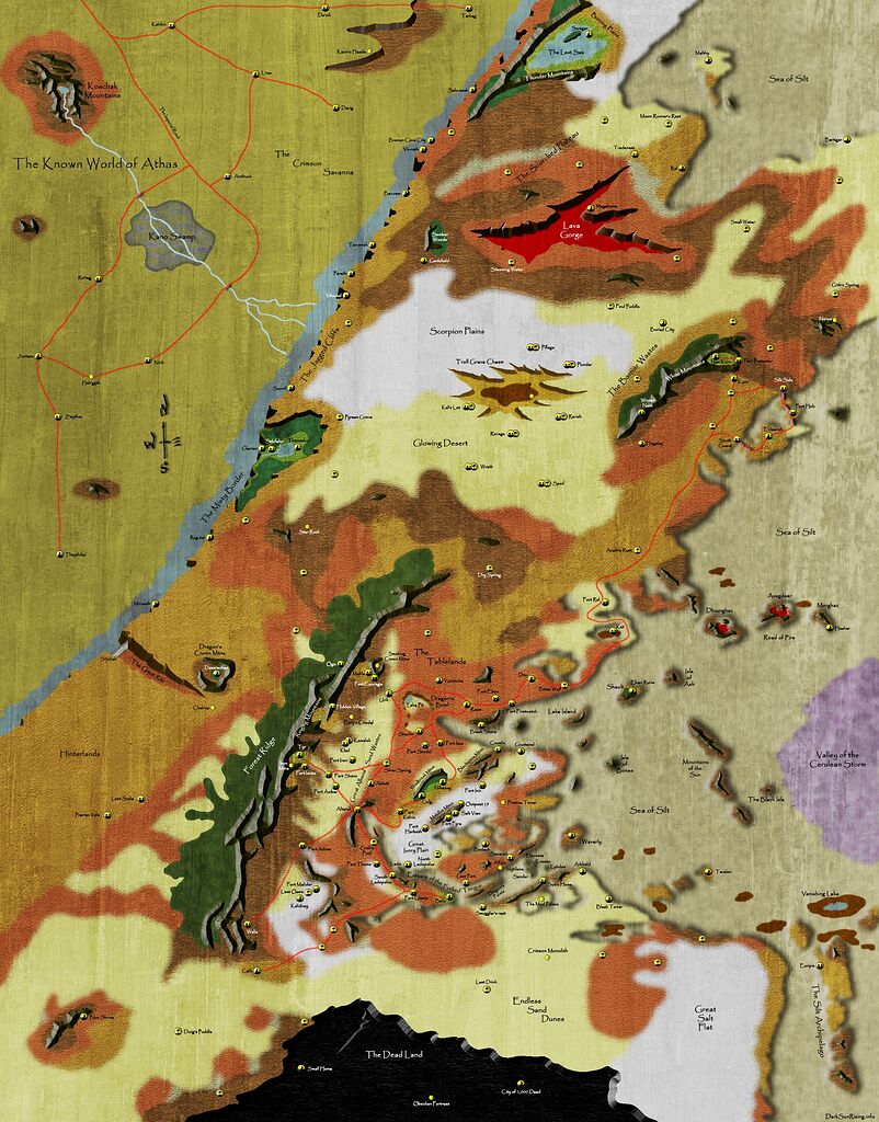 Author of Athas map - Setting - Arena